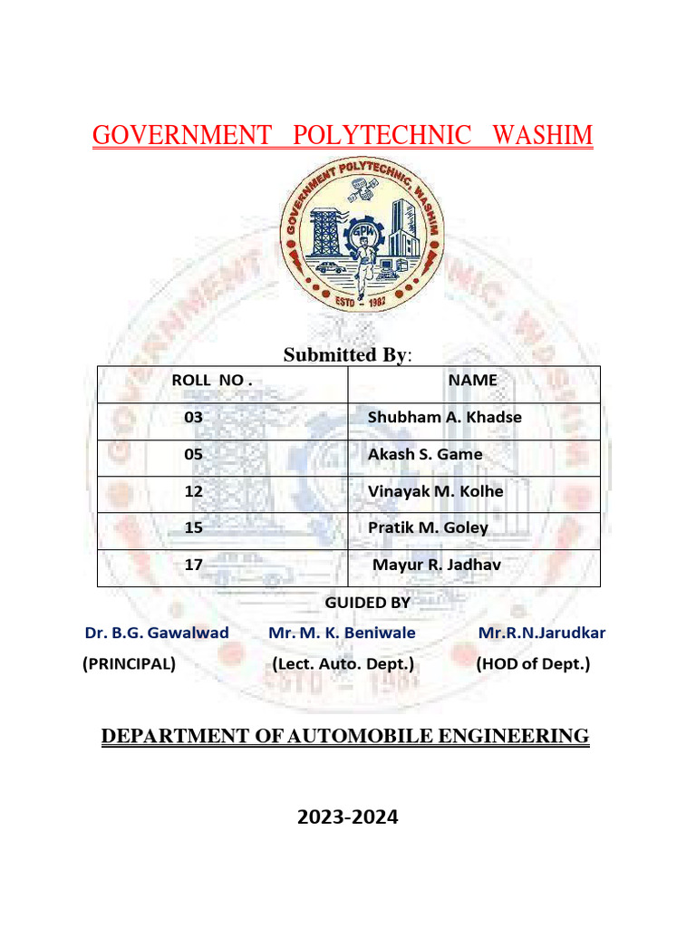 Updated Combusion In Si Engine Pdf Microproject Pdf Internal