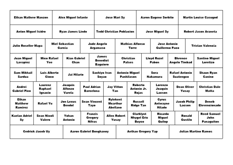 Seating Arrangement | PDF