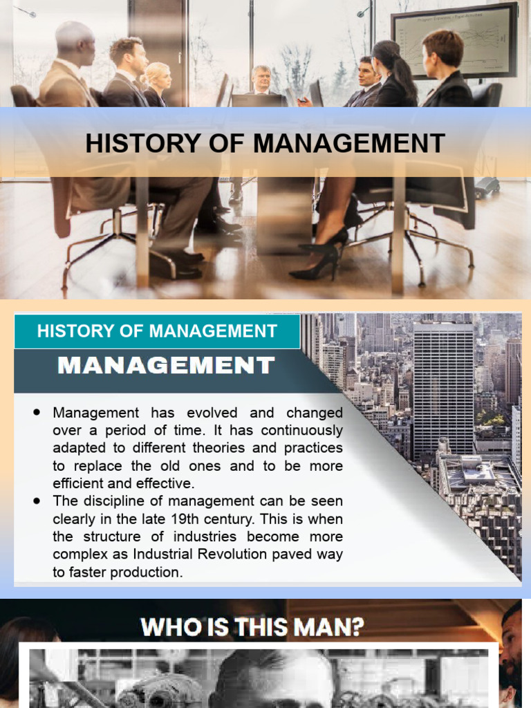 History of Management | PDF | Business | Economies