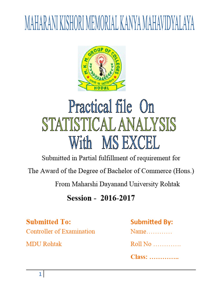 MS Excel NNN | PDF | Analysis Of Variance | Experiment