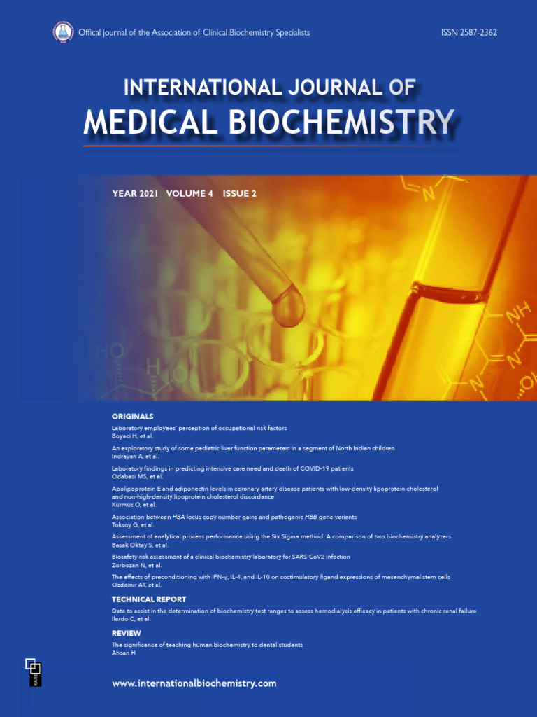 Biochemistry Article | PDF | Statistics | Abstract (Summary)