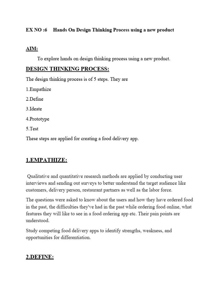 EX NO 6 Ui/ux Design | PDF | Usability | Design Thinking