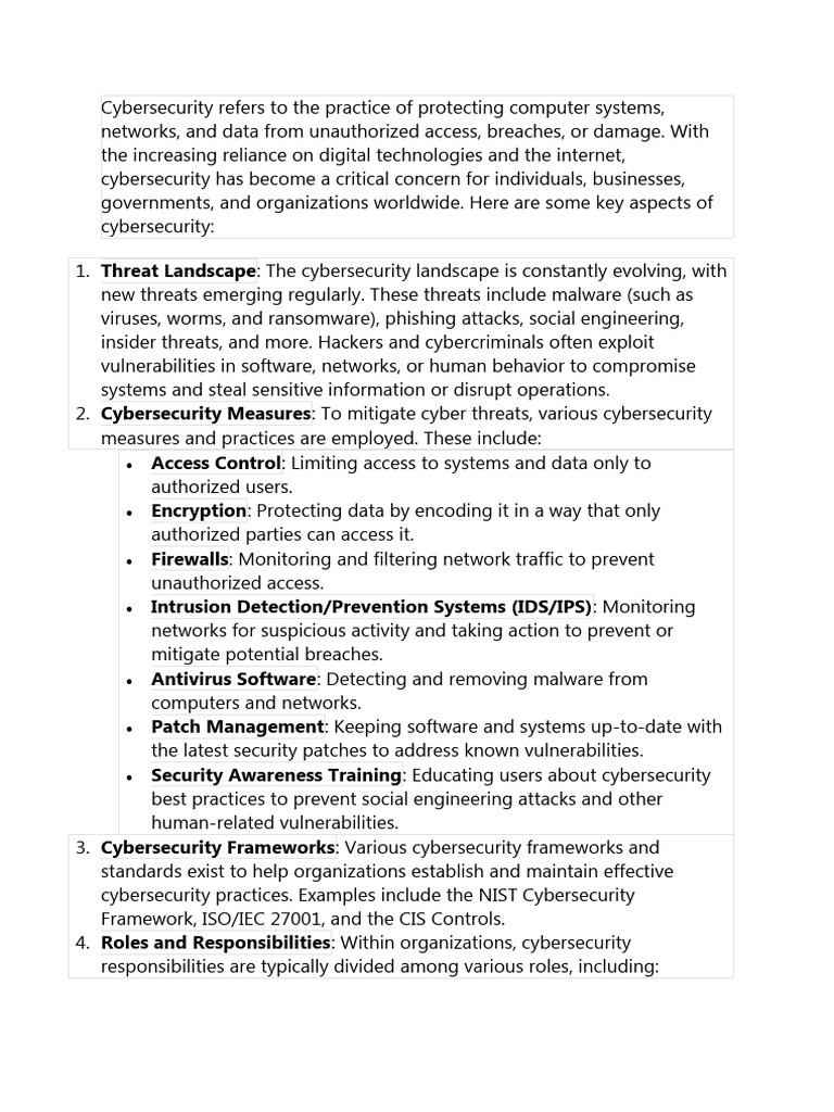 Cybersecurity 2024 | PDF | Computer Virus | Security