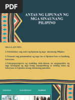 A. P Mga Antas Panlipunanan NG Mga Sinaunang Filipino | PDF