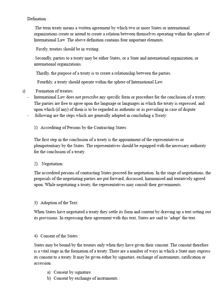 Treaties | PDF | Treaty | Justice