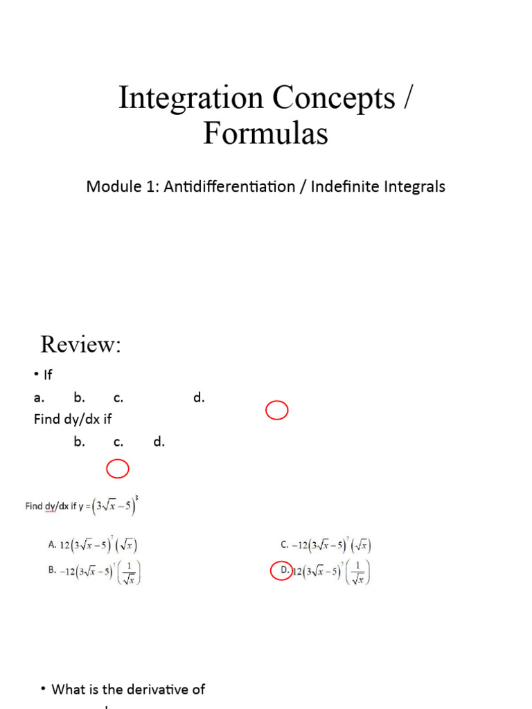 Integration Concepts | PDF | Integral | Mathematical Concepts