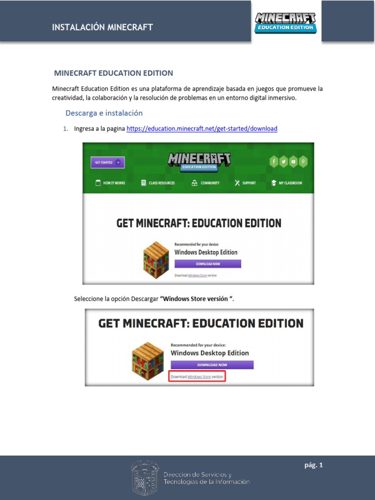 Manual Minecraft | PDF