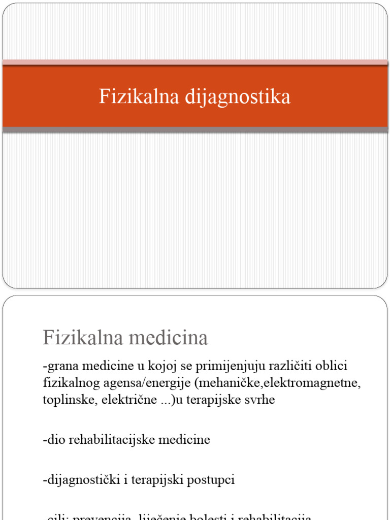 6.fizikalna Dijagnostika | PDF