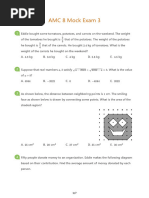 Geometry EOC Practice Test Solutions (Complete) | PDF | Tetrahedron | Area