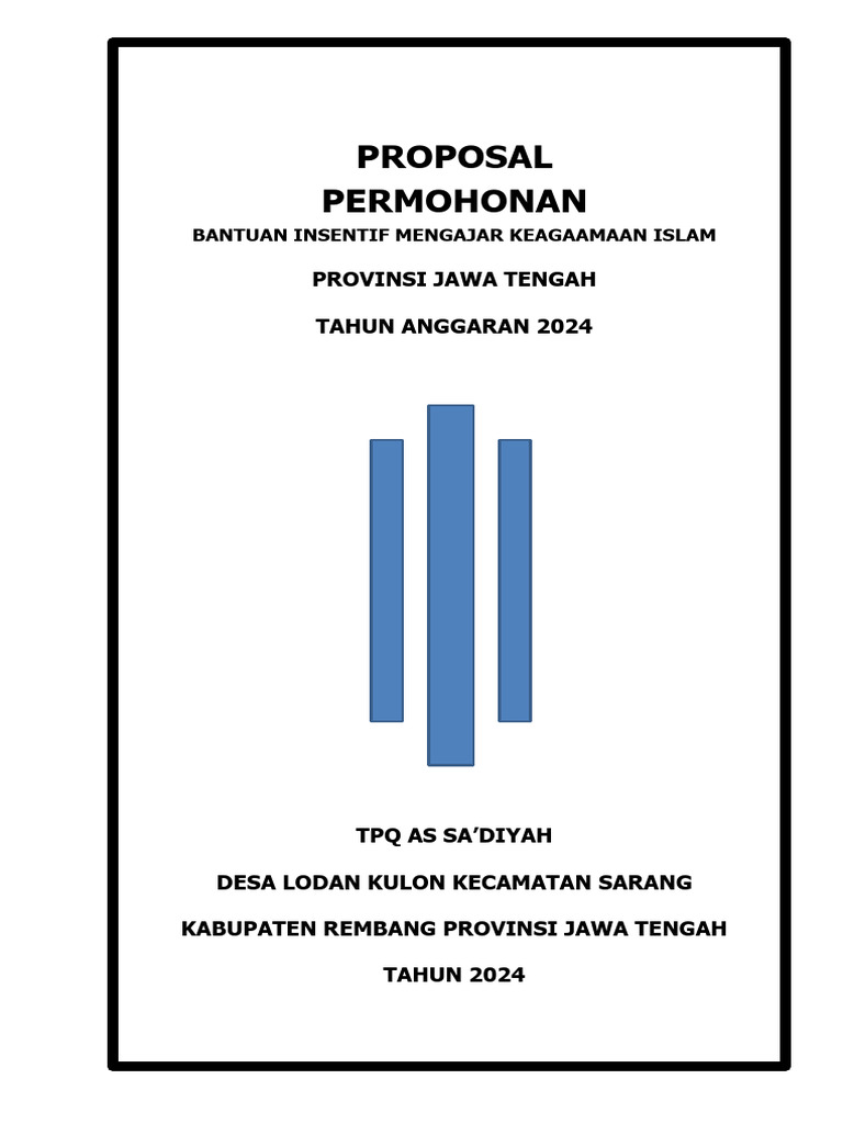 Proposal Insentif Guru TPQ | PDF | Agama & Spiritualitas