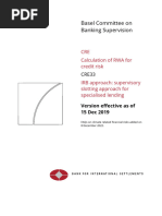 RWA Calculation for Credit Risk Under IRB | PDF | Financial Risk | Banks