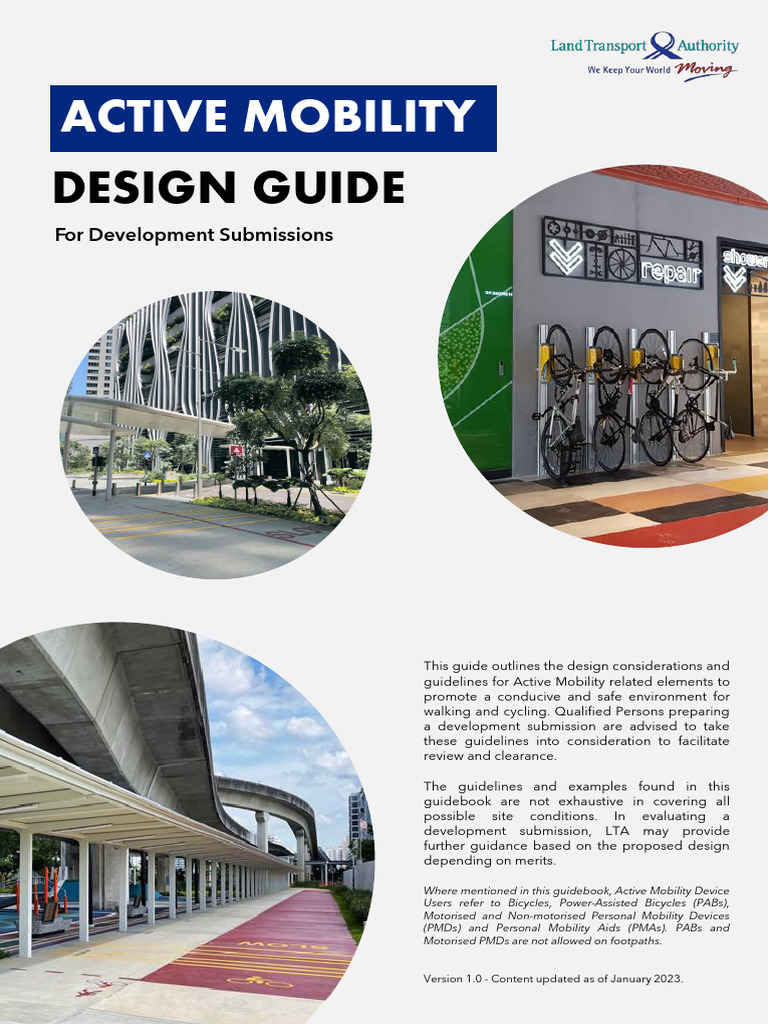 LTA Active Mobility Design Guide(Version 1.0) | PDF | Cycling ...