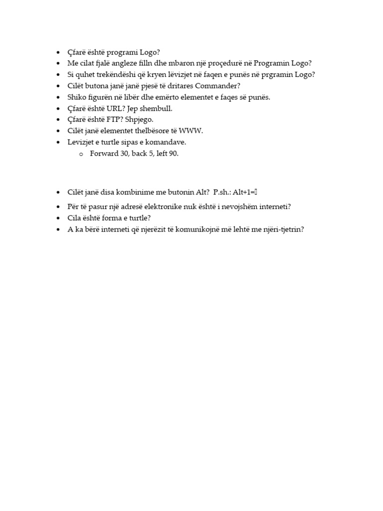 Çfarë Është Programi Logo | PDF