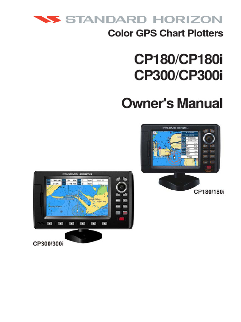 CP300 Manual | PDF | Global Positioning System | Navigation