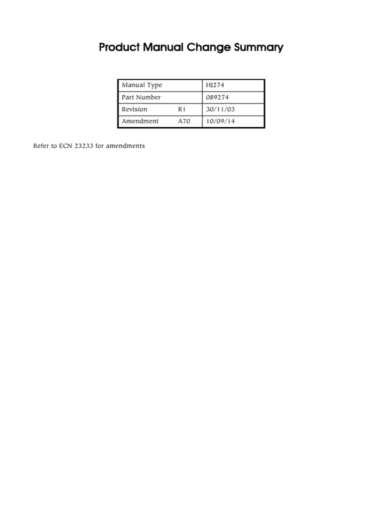 HJ274 Product Manual | PDF | Jet Engine | Mechanical Engineering