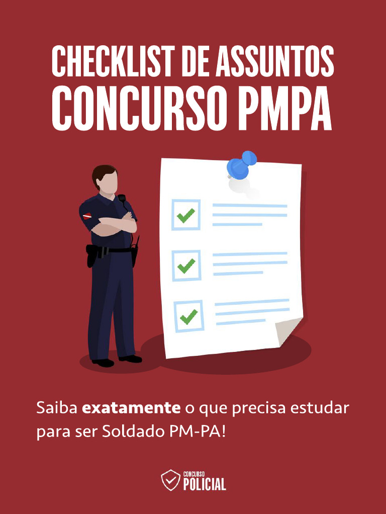 Checklist para Estudo do Concurso PM-PA | PDF | Direito Penal | Polícia