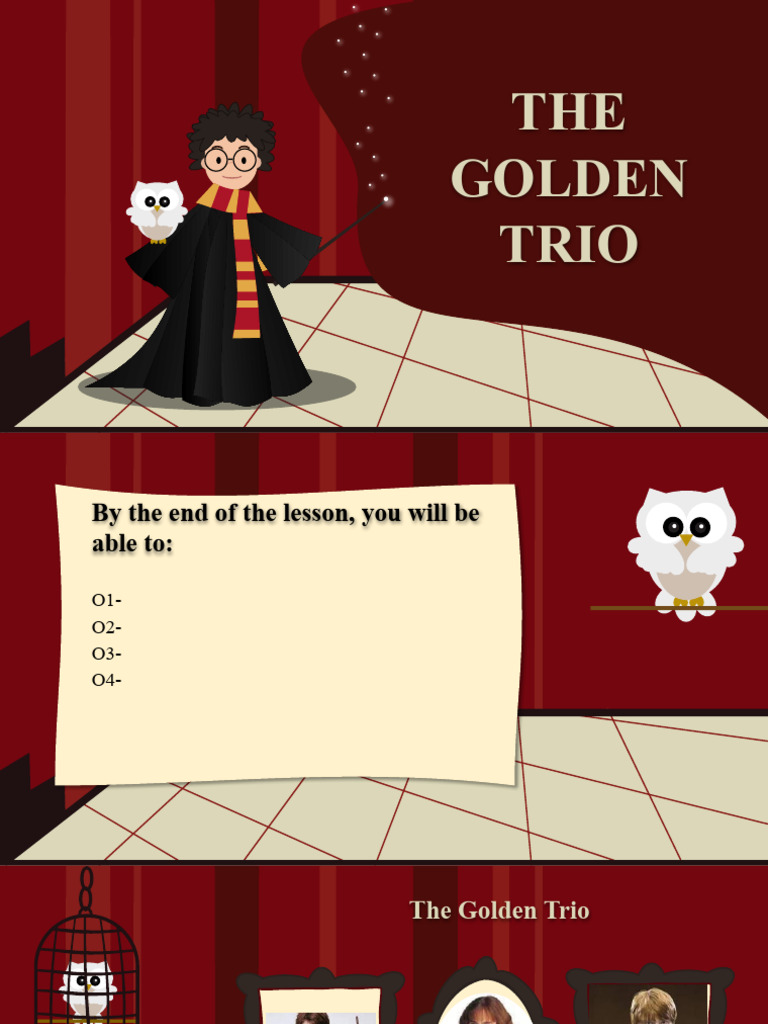 Golden Trio Lesson Plan | PDF | Harry Potter