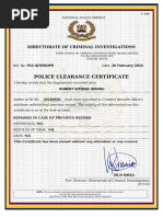 Police Clearance Form | PDF