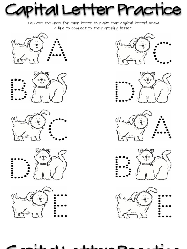 Capital Letter Practice | PDF