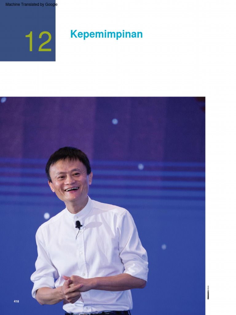 Kepemimpinan Karismatik Jack Ma | PDF