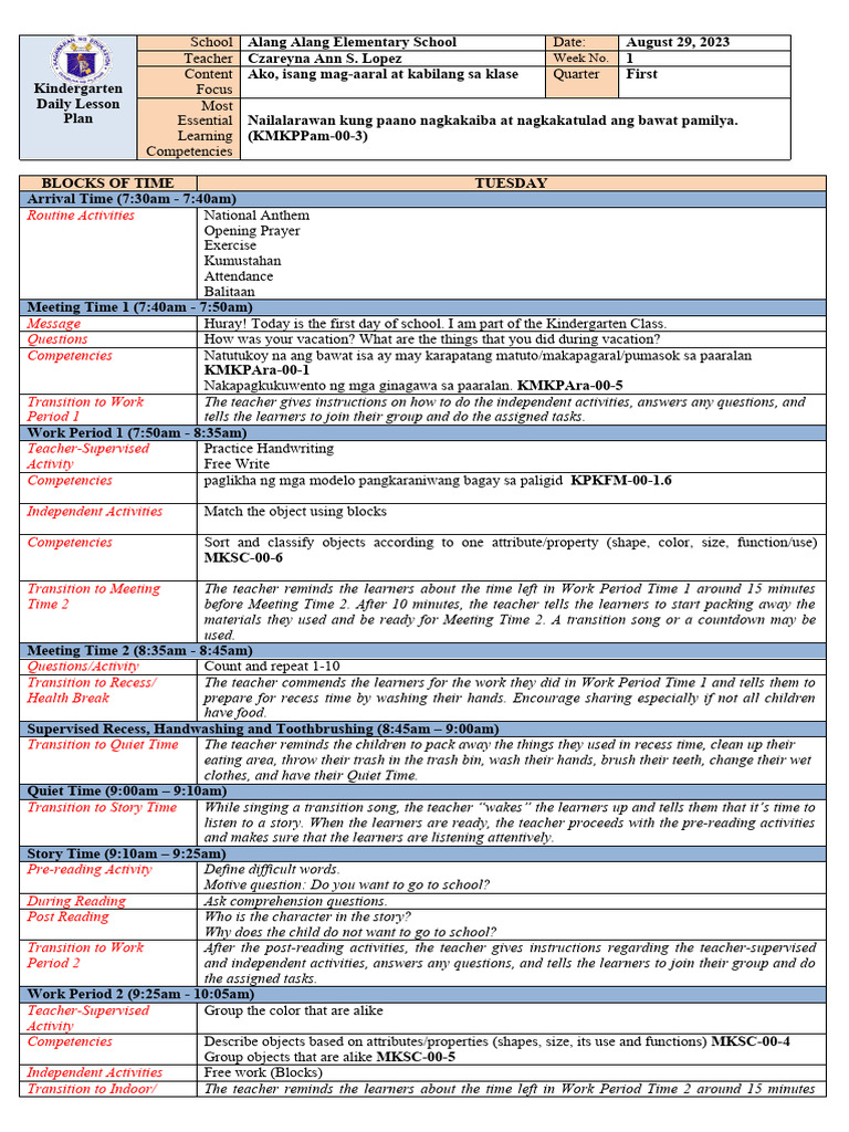 DLP - Week 1 | PDF | Teachers | Learning