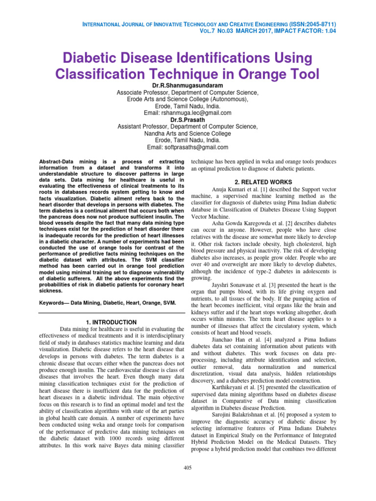 Vol 7 No 03 | PDF | Sensitivity And Specificity | Statistical ...