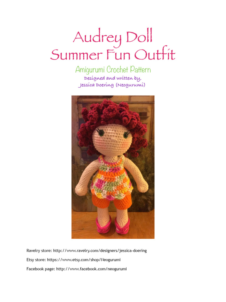 Audrey Summer Fun Outfit | PDF | Woven Fabrics | Needlework