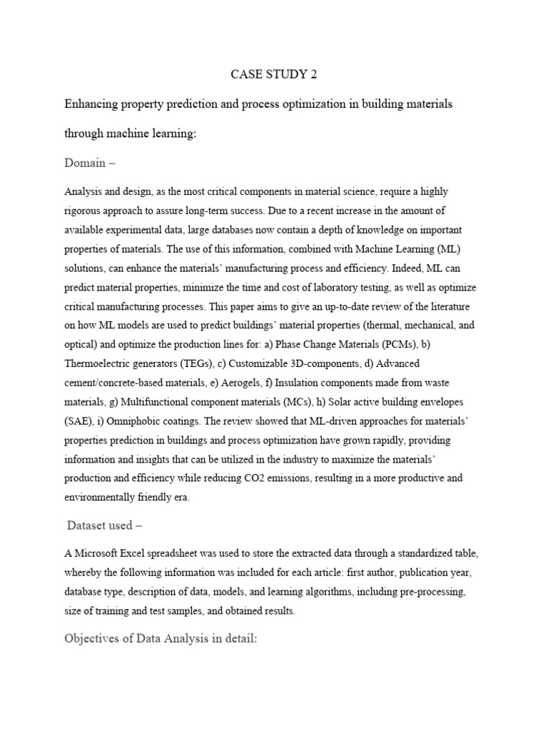 CASE STUDY 2 | PDF | Machine Learning | Mathematical Optimization