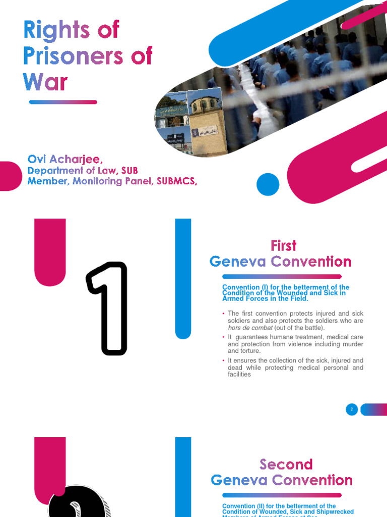 Rights of Prisoners of War | PDF | Prisoner Of War | Civilian