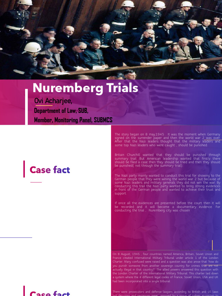 Nuremberg Trials | PDF | Nuremberg Trials | Prosecutor