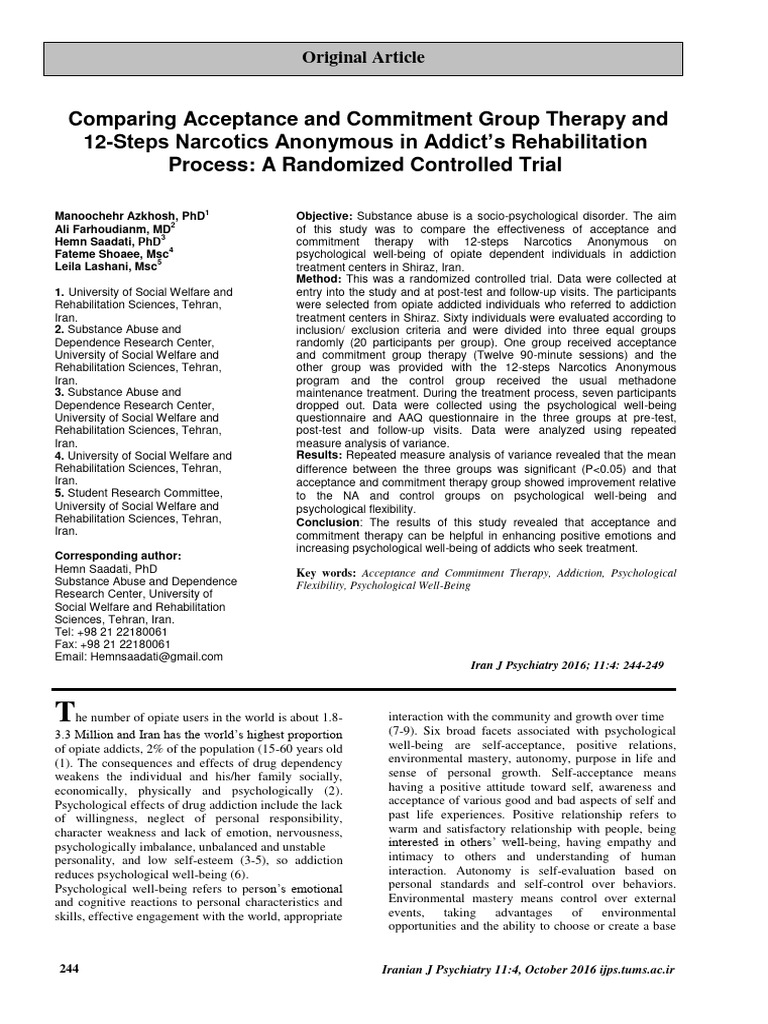 Ijps 11 244 | PDF | Drug Rehabilitation | Substance Dependence