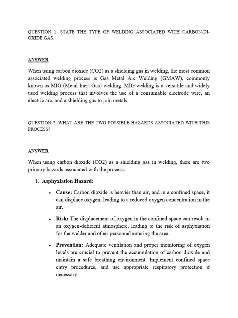My Work Godday | PDF | Carbon Dioxide | Welding