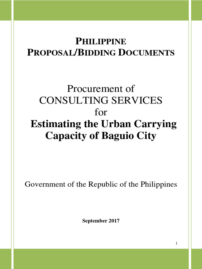 BID PROPOSAL - Bidding-Documents - UCC - Sept-2017 | PDF | Joint ...