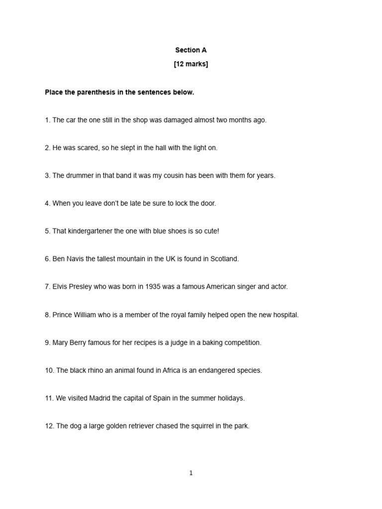 Y8 Grammar Quiz | PDF