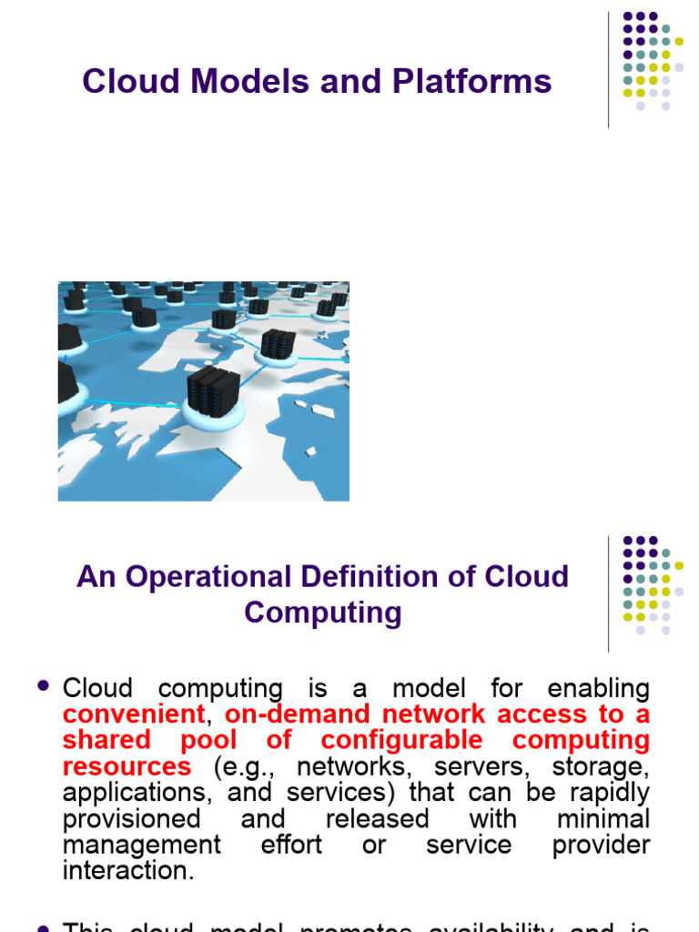 Chapter 5 Cloud Computing | Download Free PDF | Cloud Computing | Software As A Service