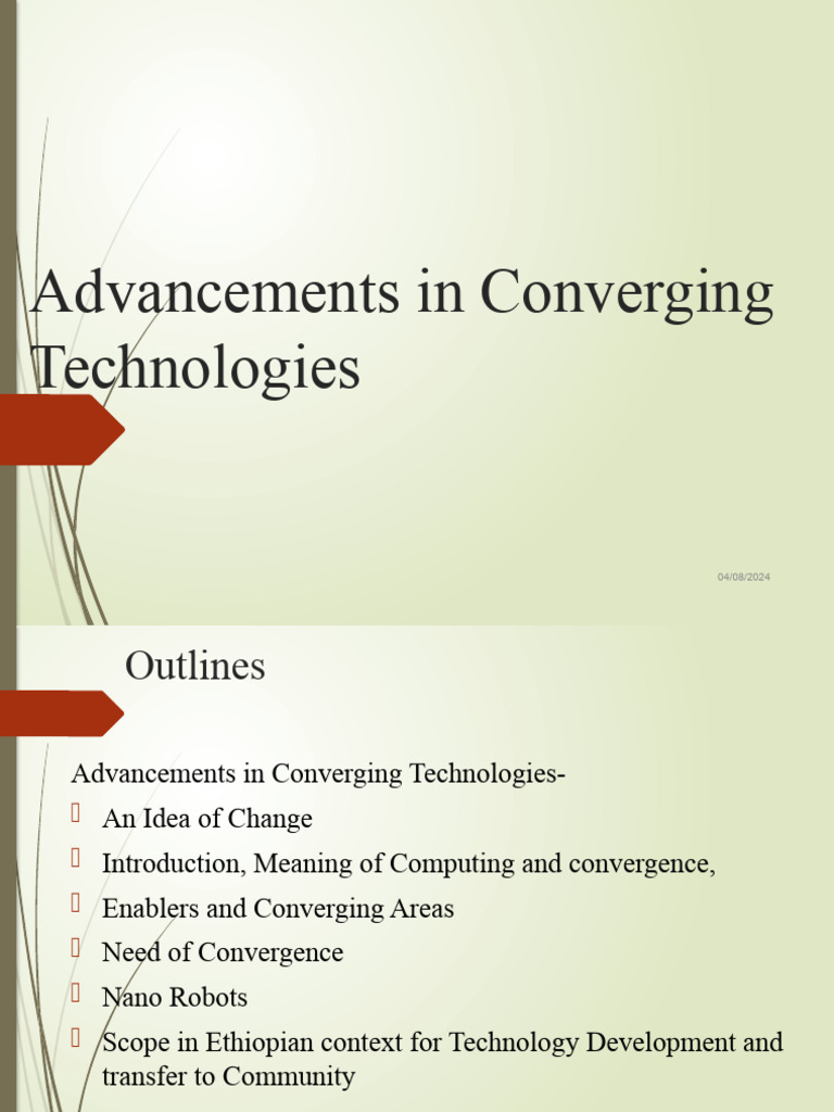 Chapter 3 Convergence | PDF | Technological Convergence ...
