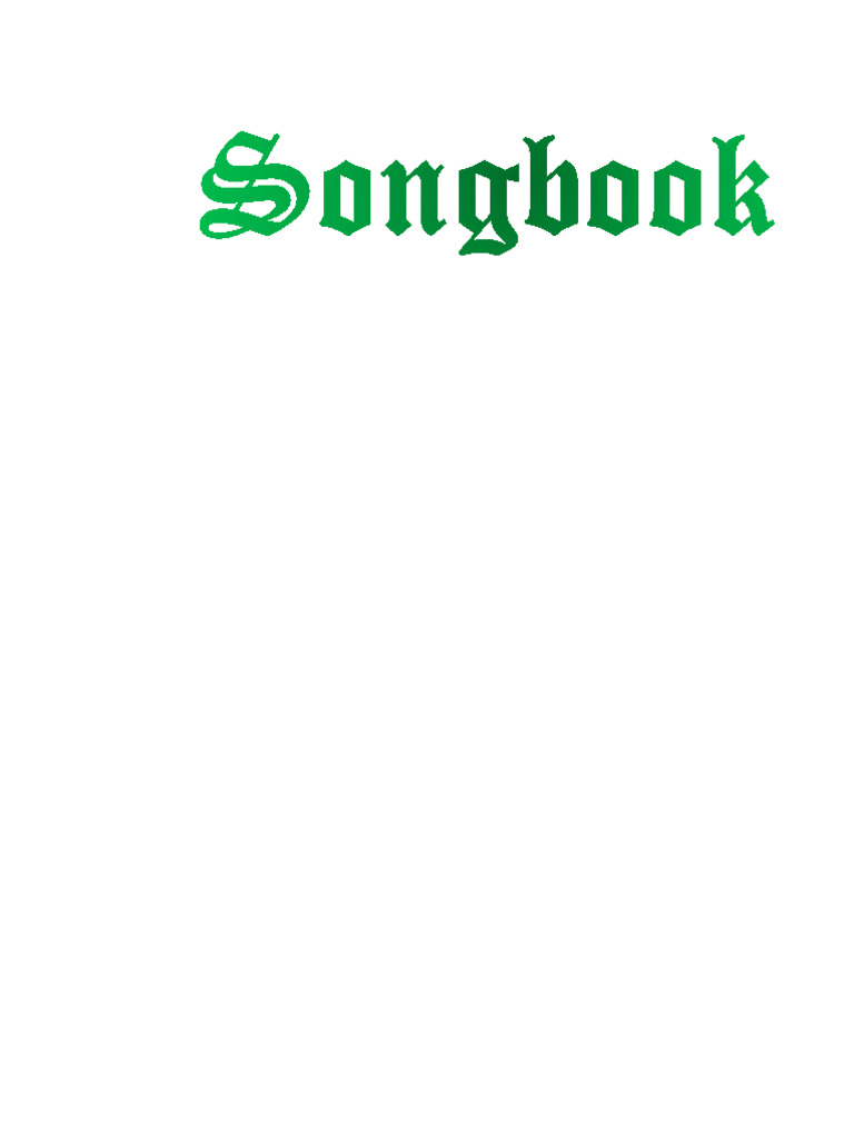 Comprehensive Songbook: Faith and Secular Songs | PDF | Religious ...