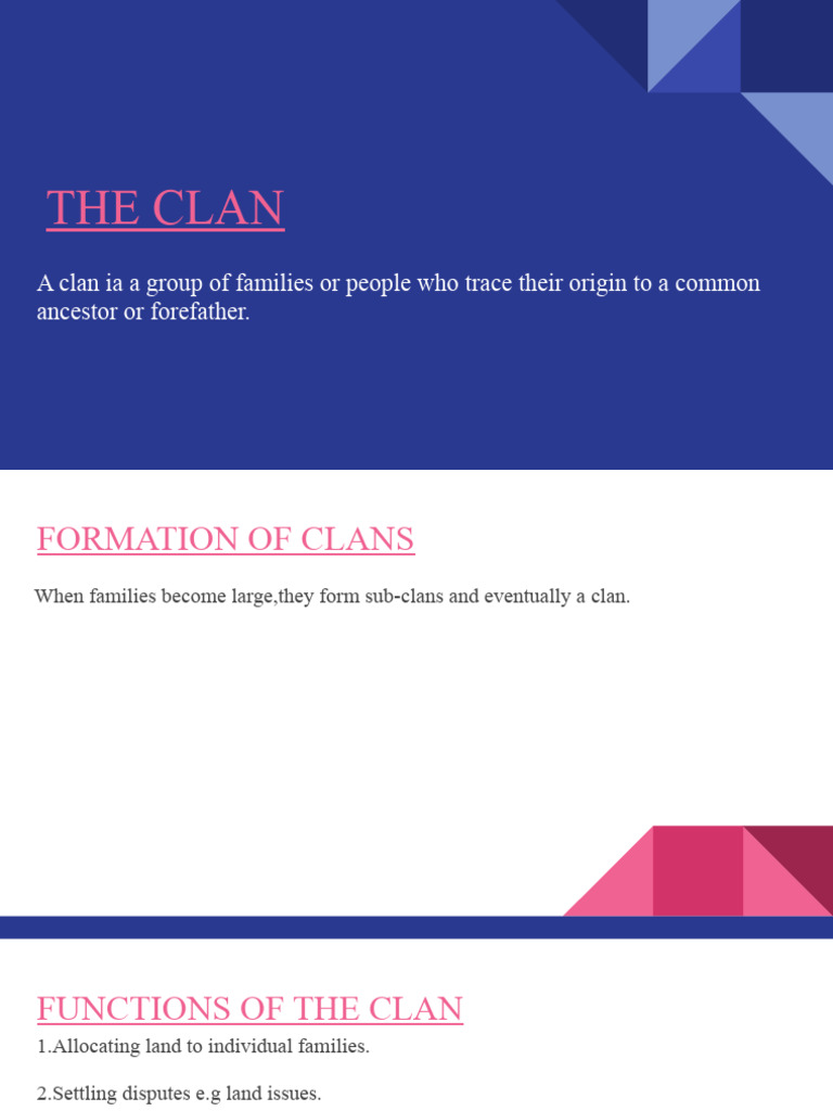 The Clan | PDF