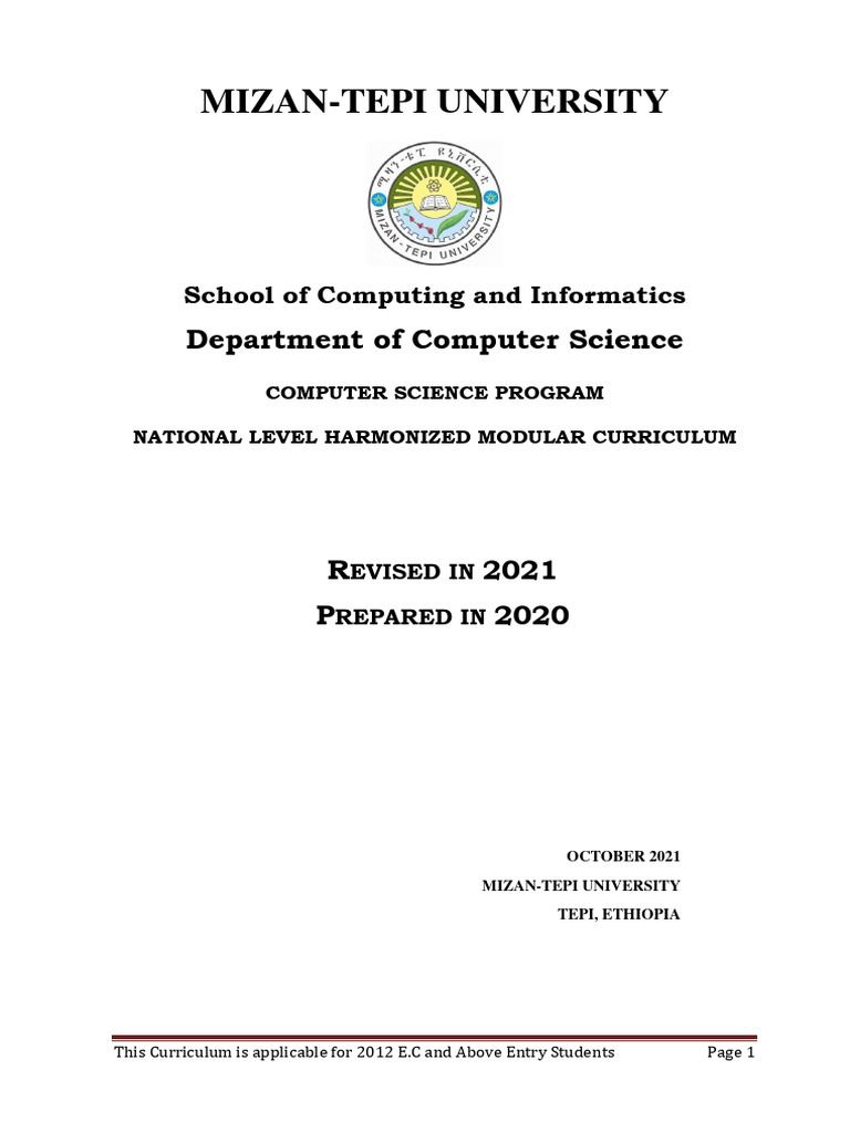 Computer Science Curriculum Guide | PDF | Computer Programming | System