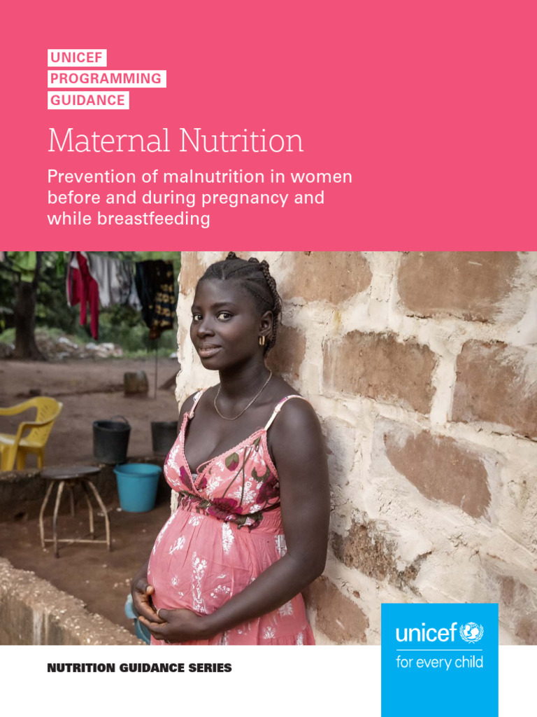 Maternal Nutrition Programming Guidance | PDF | Malnutrition | Body ...