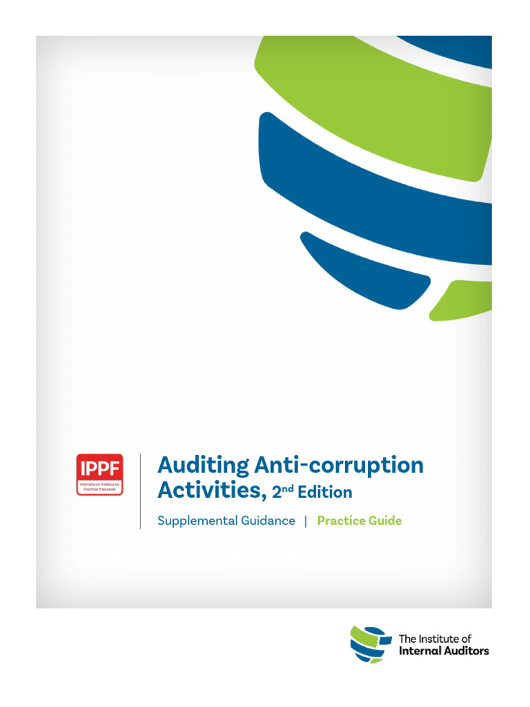 Auditing Anti-Corruption Activities 2021 | Download Free PDF | Internal Audit | Audit