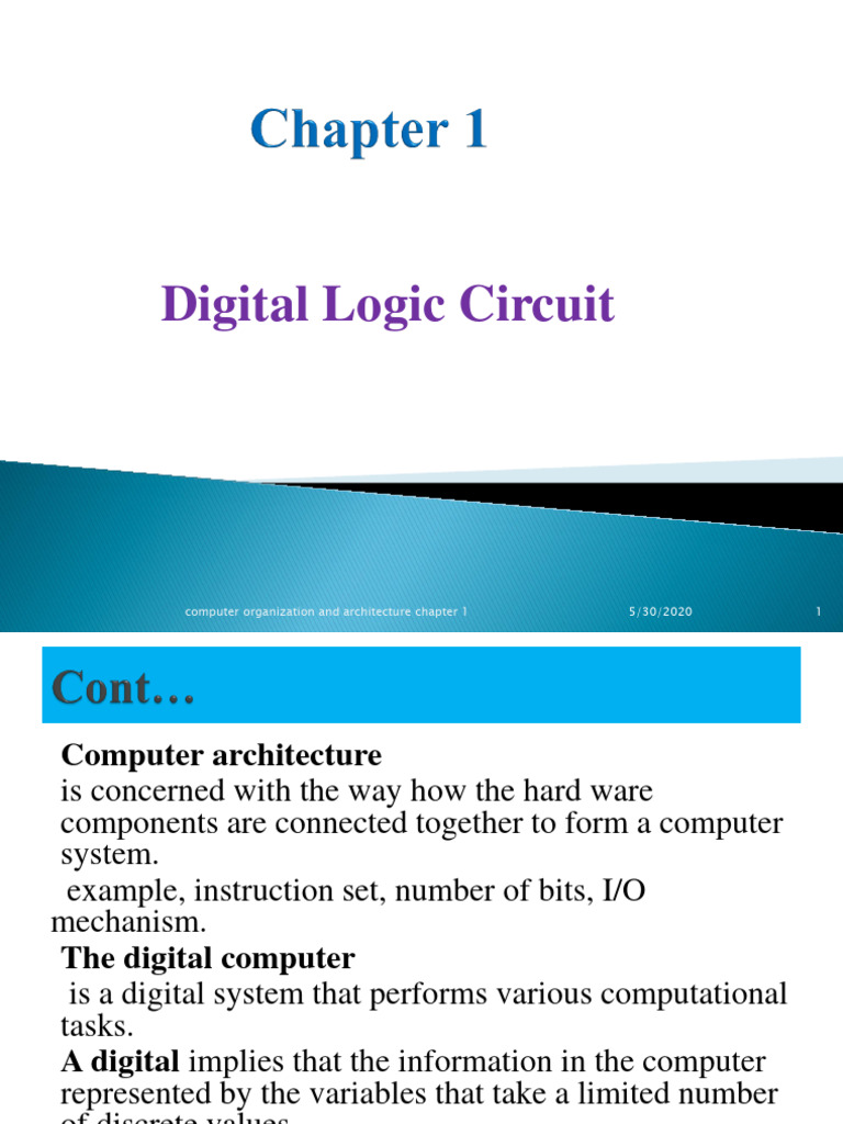 chapter 1 (1) | PDF | Boolean Algebra | Teaching Mathematics