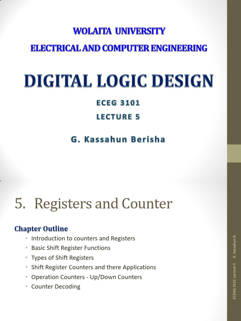 Digital Logic Design Lecture 5 | PDF | Digital Electronics | Computer Science