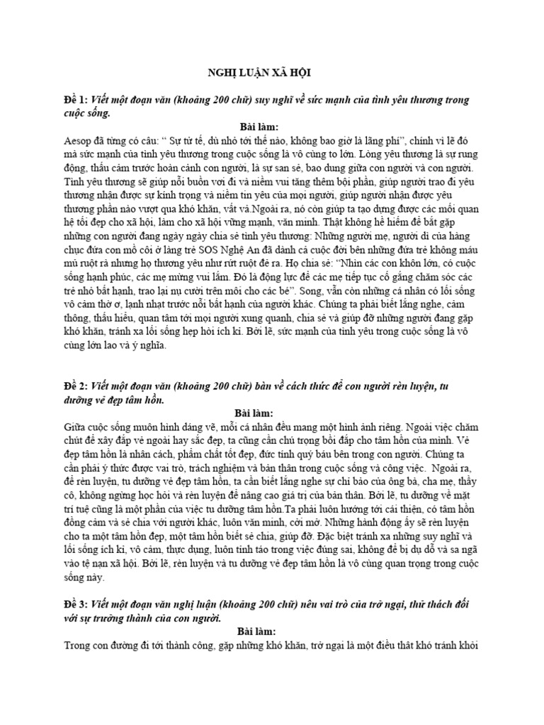 NGHỊ LUẬN XÃ HỘI (gk2) | PDF