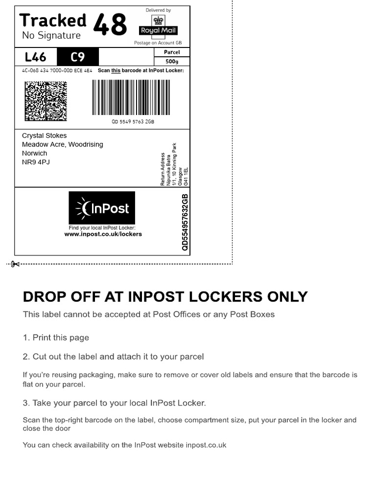 Vinted Label 8372434990 | PDF