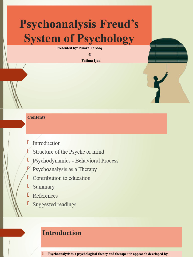 Psychoanalysis Freud's System of Pschology | PDF | Id | Unconscious Mind