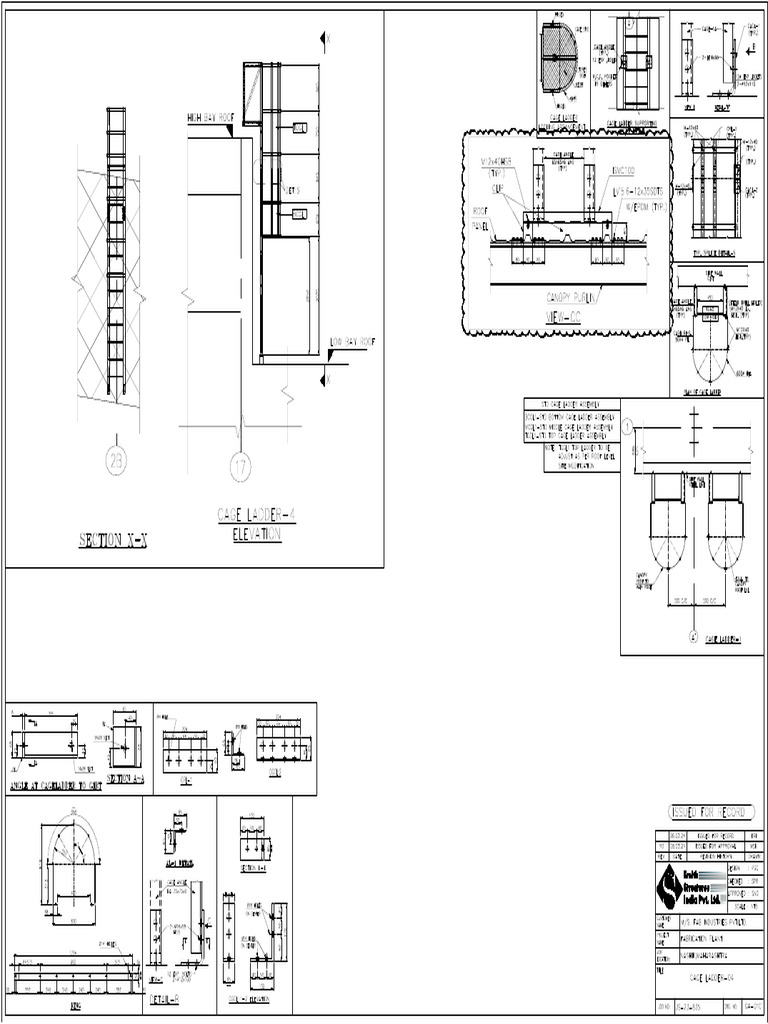GA-01C CAGE LADDER-4-Model | PDF