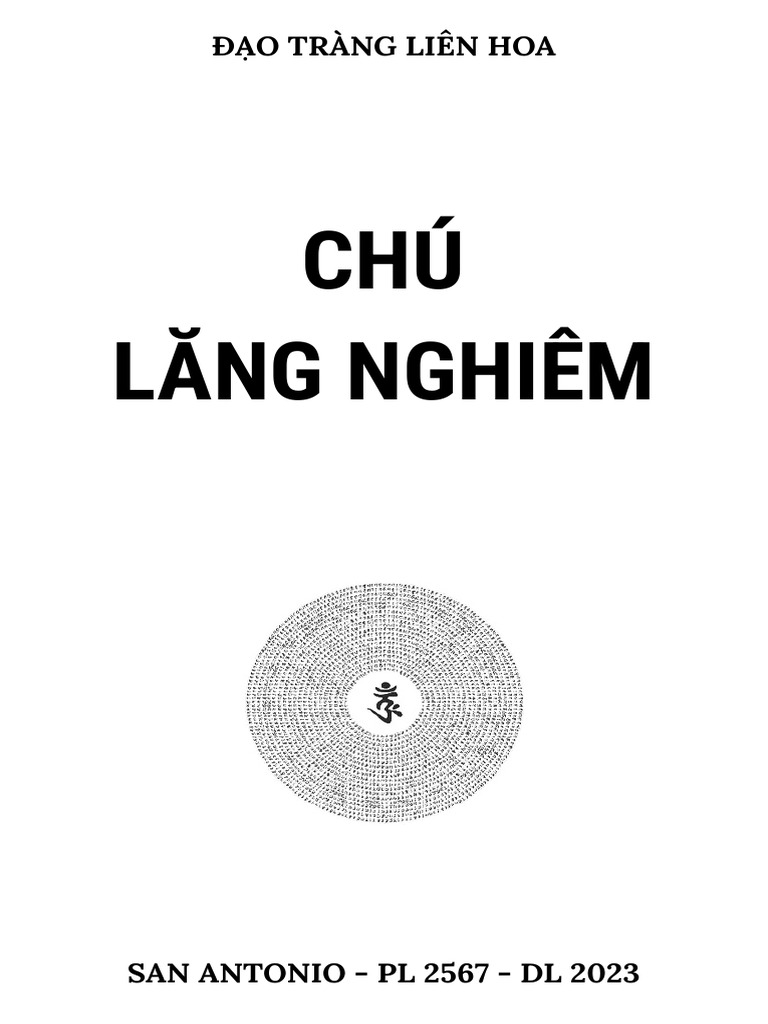 Chu Lang Nghiem Version 2 | PDF