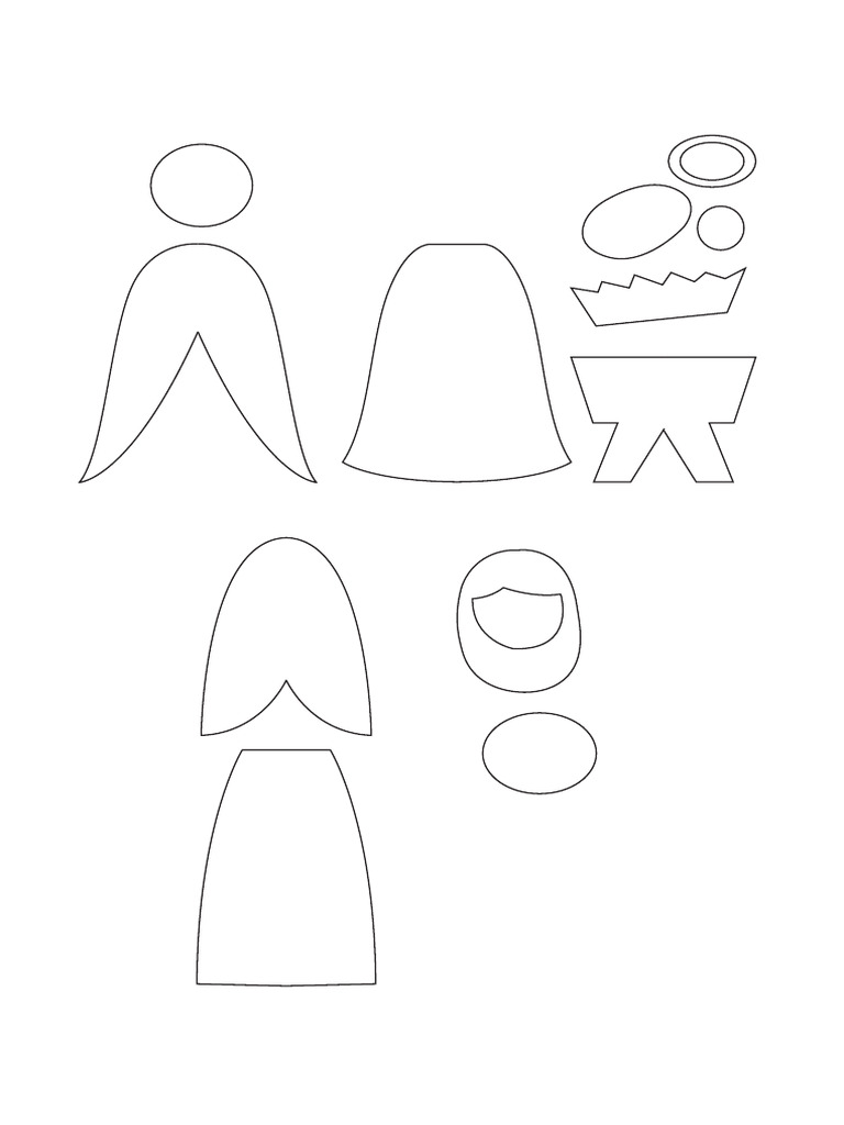 Nativity Garland Templates | PDF