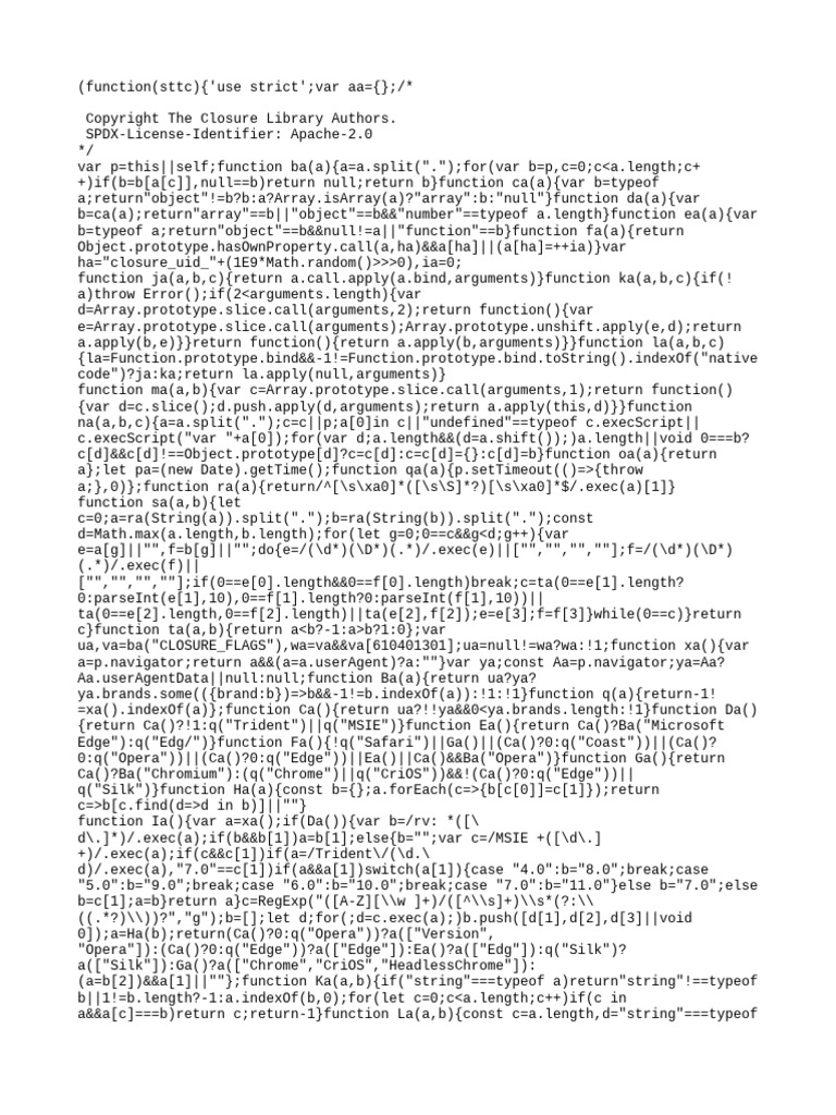 JavaScript Closure Library Code | PDF | Object (Computer Science ...